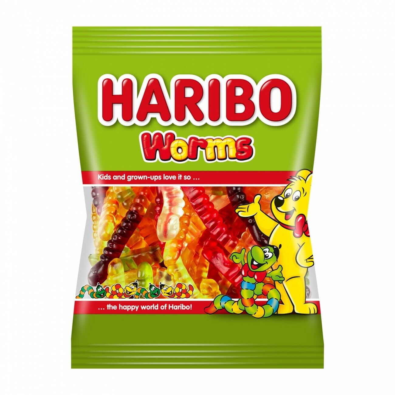 Haribo Worms (Halal) (24x80g)